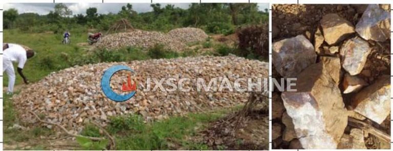 5TPH Hard Quartz Rock Gold Mining Process in Nigeria - JXSC