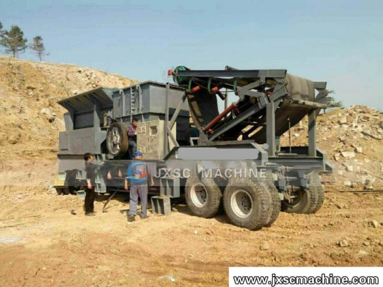 Mobile Rock Crusher - JXSC Machine
