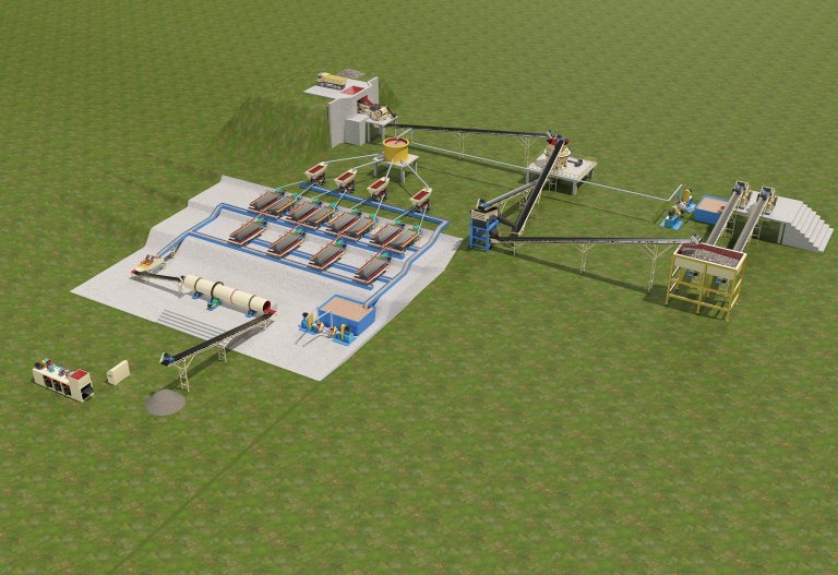 Rock Coltan Tin Ore Processing Plant - JXSC Machine