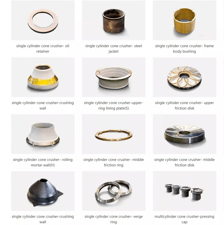Cone Crusher Parts - JXSC Machine