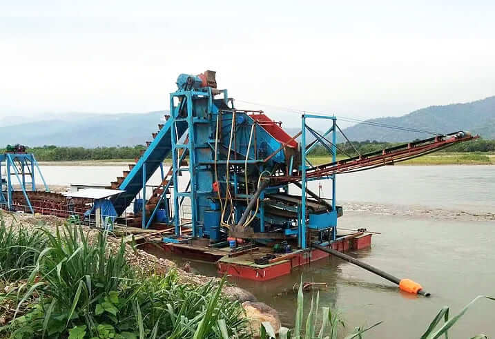 Waterborne Gold Processing Equipment - Gold Mining Dredge - JXSC Machine