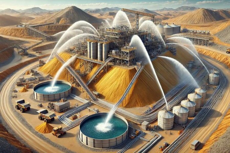 Gold And Silver Heap Leaching - JXSC Machine