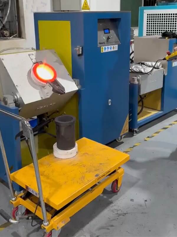 1-100kg Automatic Tilting Melting Furnace - JXSC Machine