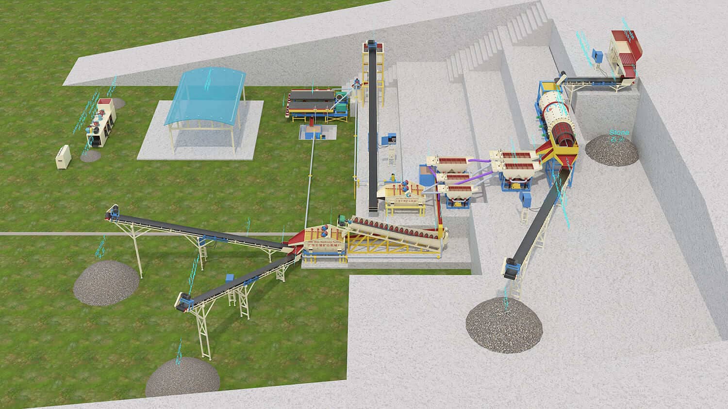 Uganda 30TPH Alluvial Tin Processing Plant Project Sharing - JXSC Machine